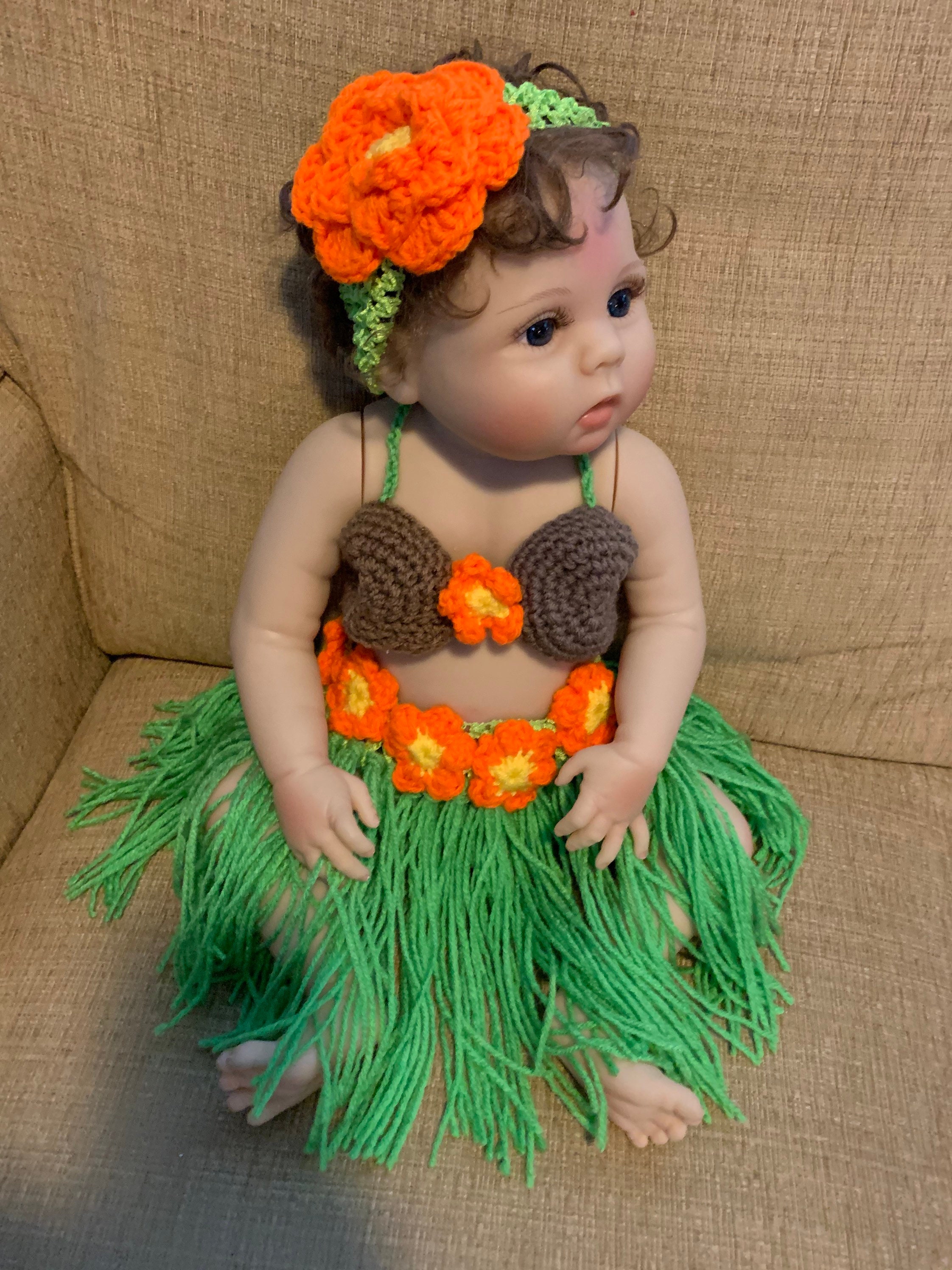 Baby Girl Hawaiian Hula outfit ... | Etsy