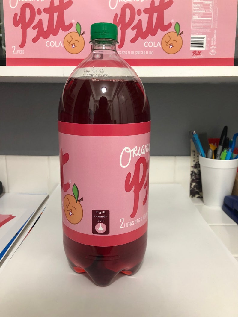 Pitt Cola Label From Gravity Falls para una botella de 2 litros - Etsy ...