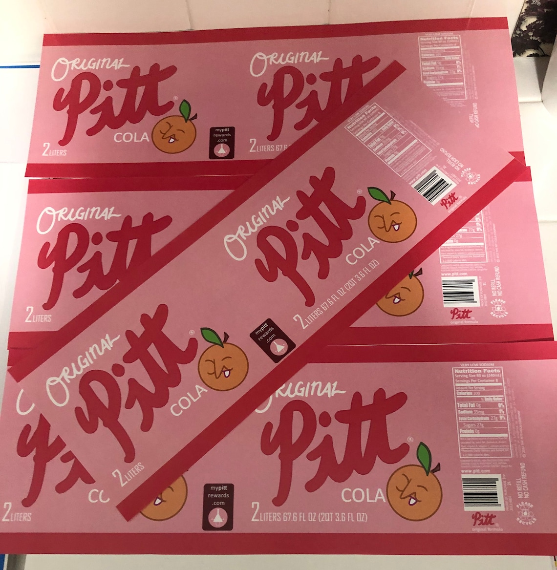 PDF to Print Pitt Cola Label From Gravity Falls for a 2 Litter Bottle ...