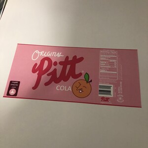 Pitt Cola Label From Gravity Falls for a Can of Soda - Etsy