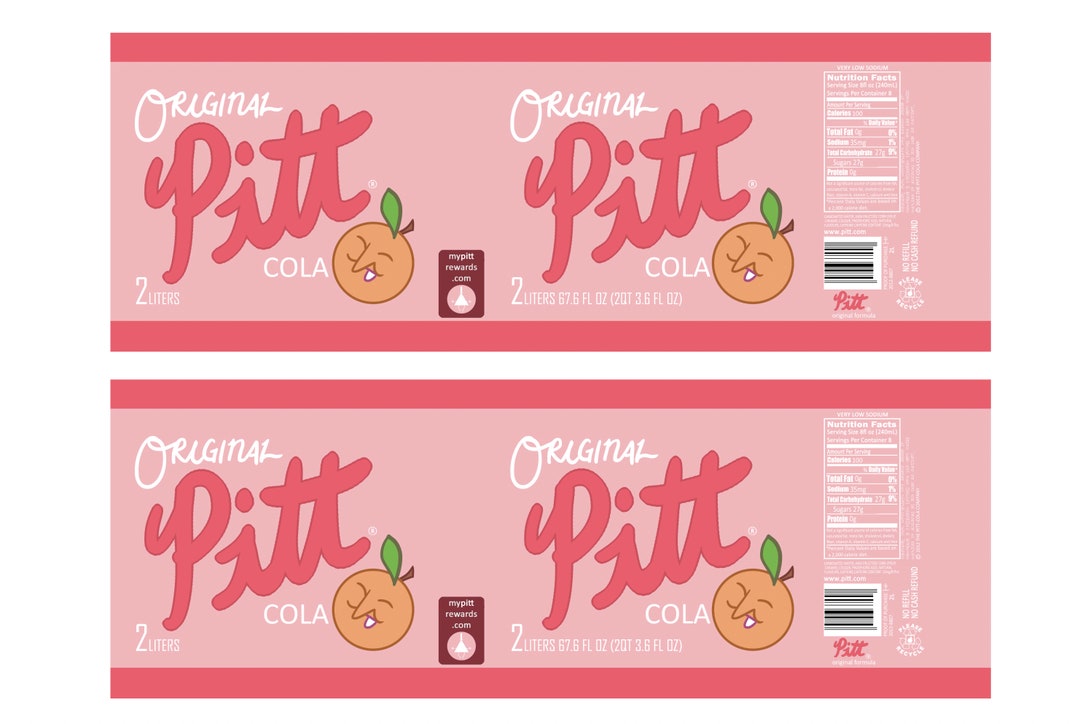 PDF to Print Pitt Cola Label From Gravity Falls for a 2 Litter Bottle ...