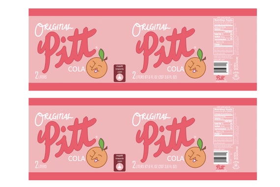 PDF to Print Pitt Cola Label From Gravity Falls for a 2 Litter - Etsy