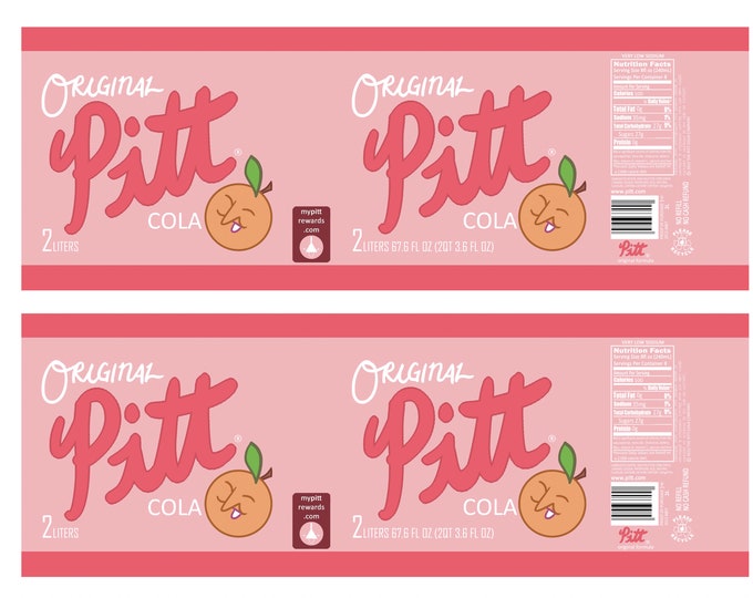 PDF to Print Pitt Cola Label From Gravity Falls for a 2 Litter Bottle ...