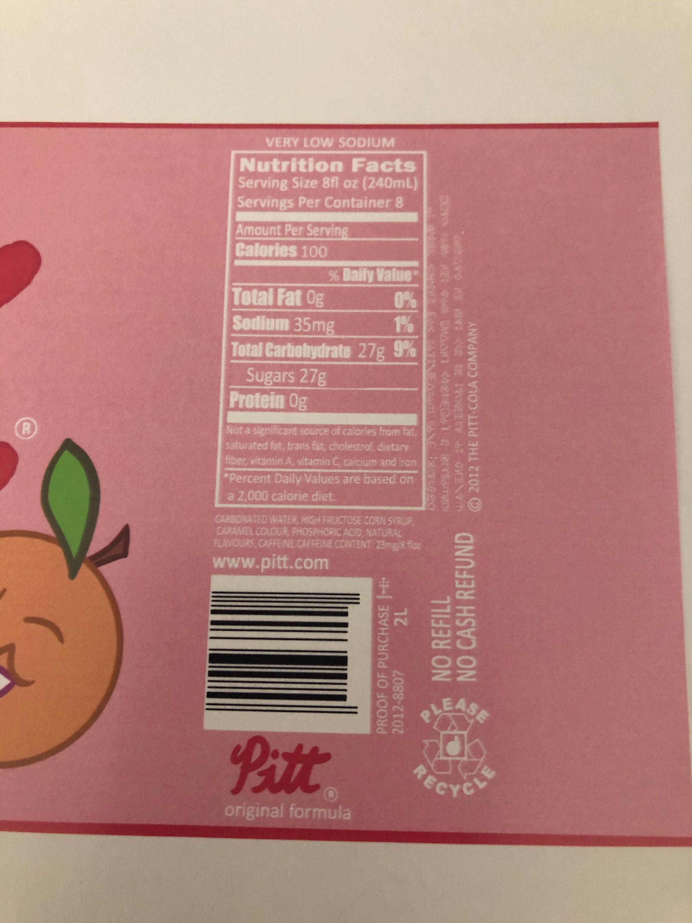 Pitt Cola Label From Gravity Falls for a Can of Soda - Etsy Australia