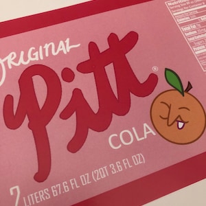 PDF to Print Pitt Cola Label From Gravity Falls for a 2 Litter Bottle ...