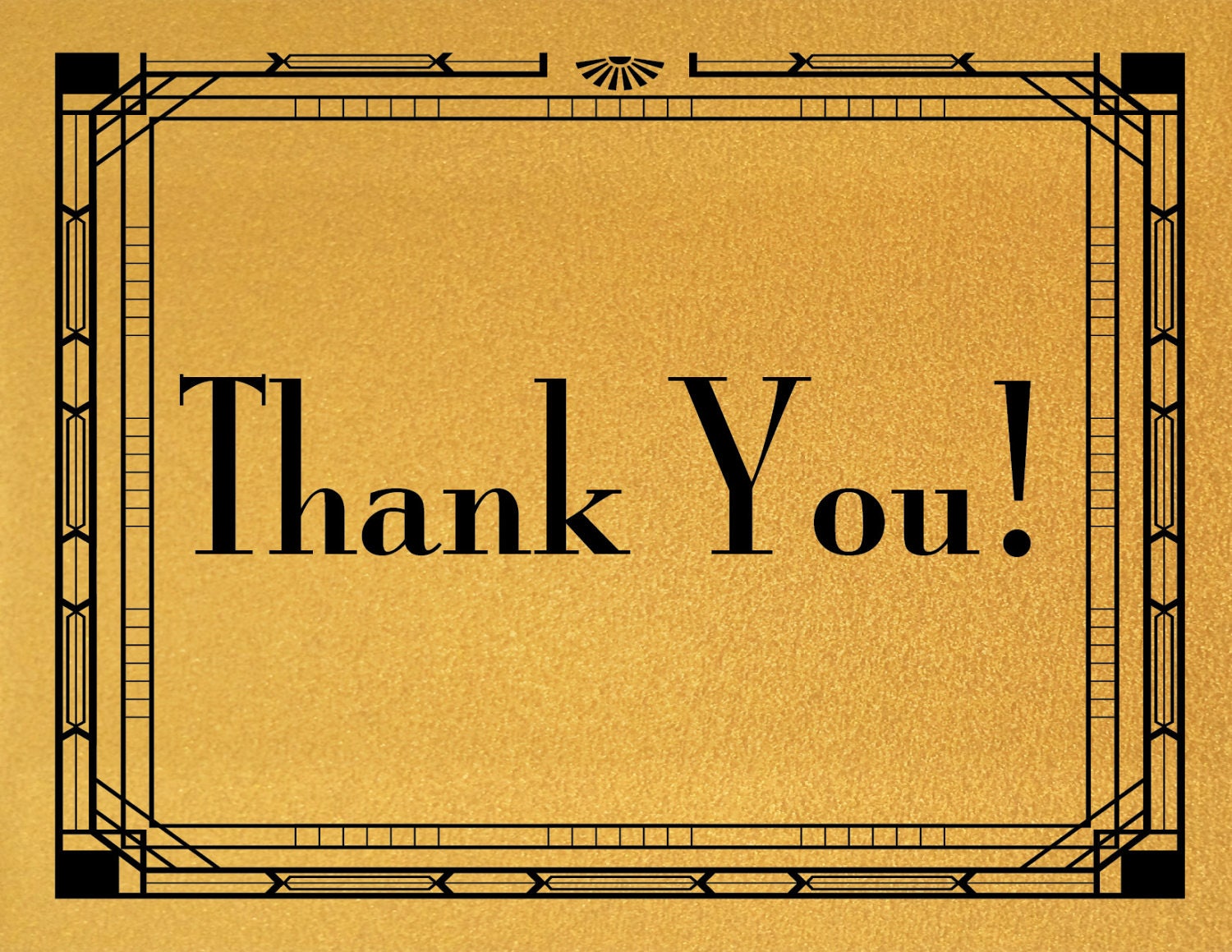 Great Gatsby Thank You Card - Etsy