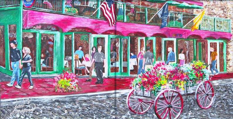 Riverwalk in Savannah Tile Mural, High Quality (will Not Fade), Indoor ...