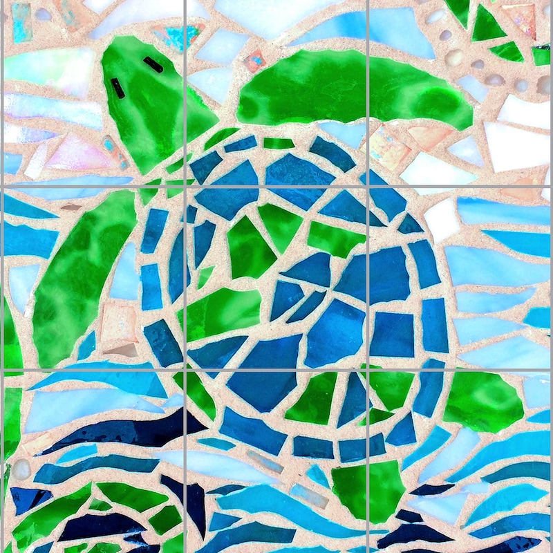Turtle Backsplash - Etsy