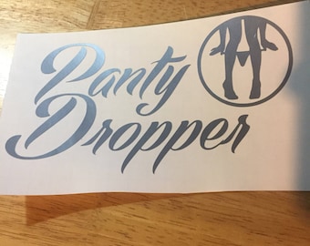 Panty dropper decal | Etsy