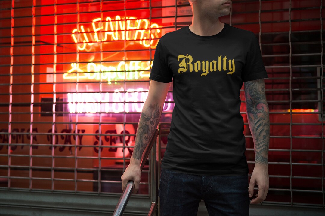 Royalty-theme Casual Wear, Royal Symbols on Clothing, King and Queen ...