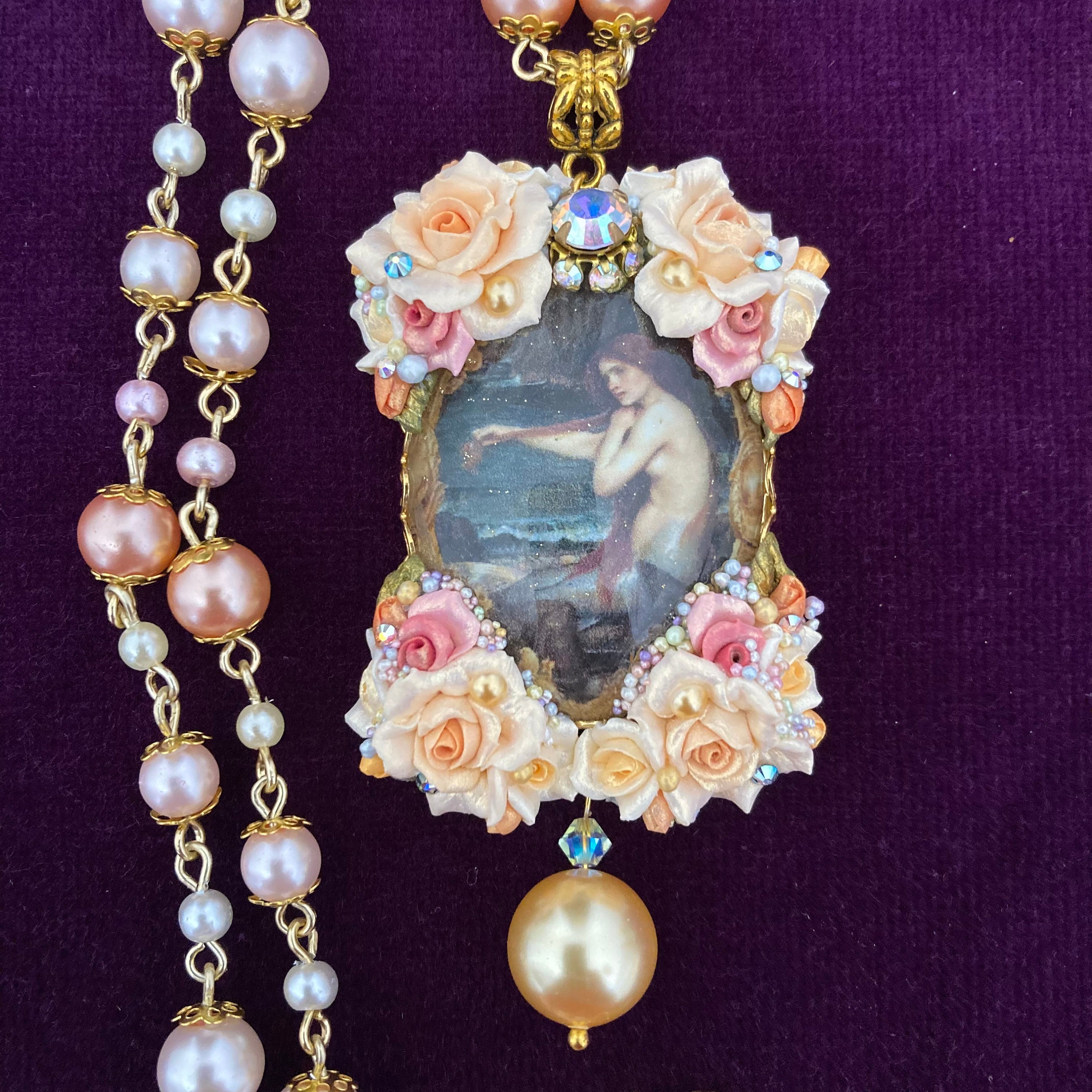 Mermaid Jewellery Set Pre-raphaelite Art by John William - Etsy UK