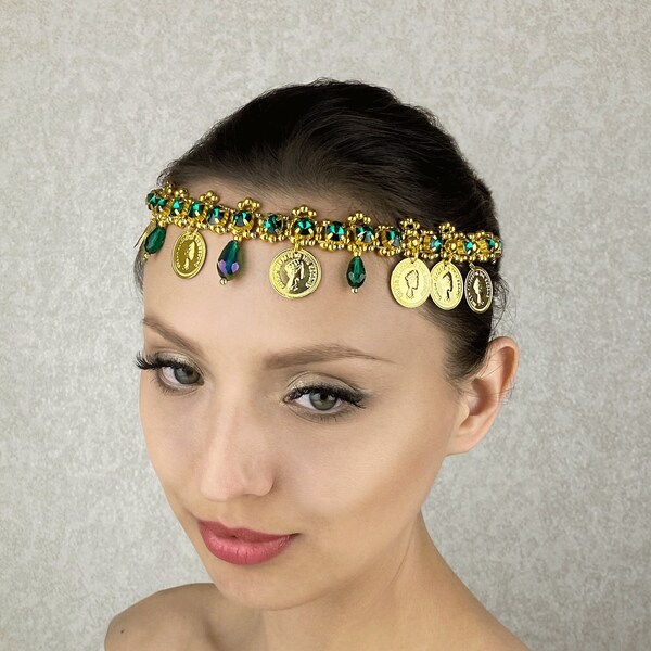 Green Headpiece - Etsy