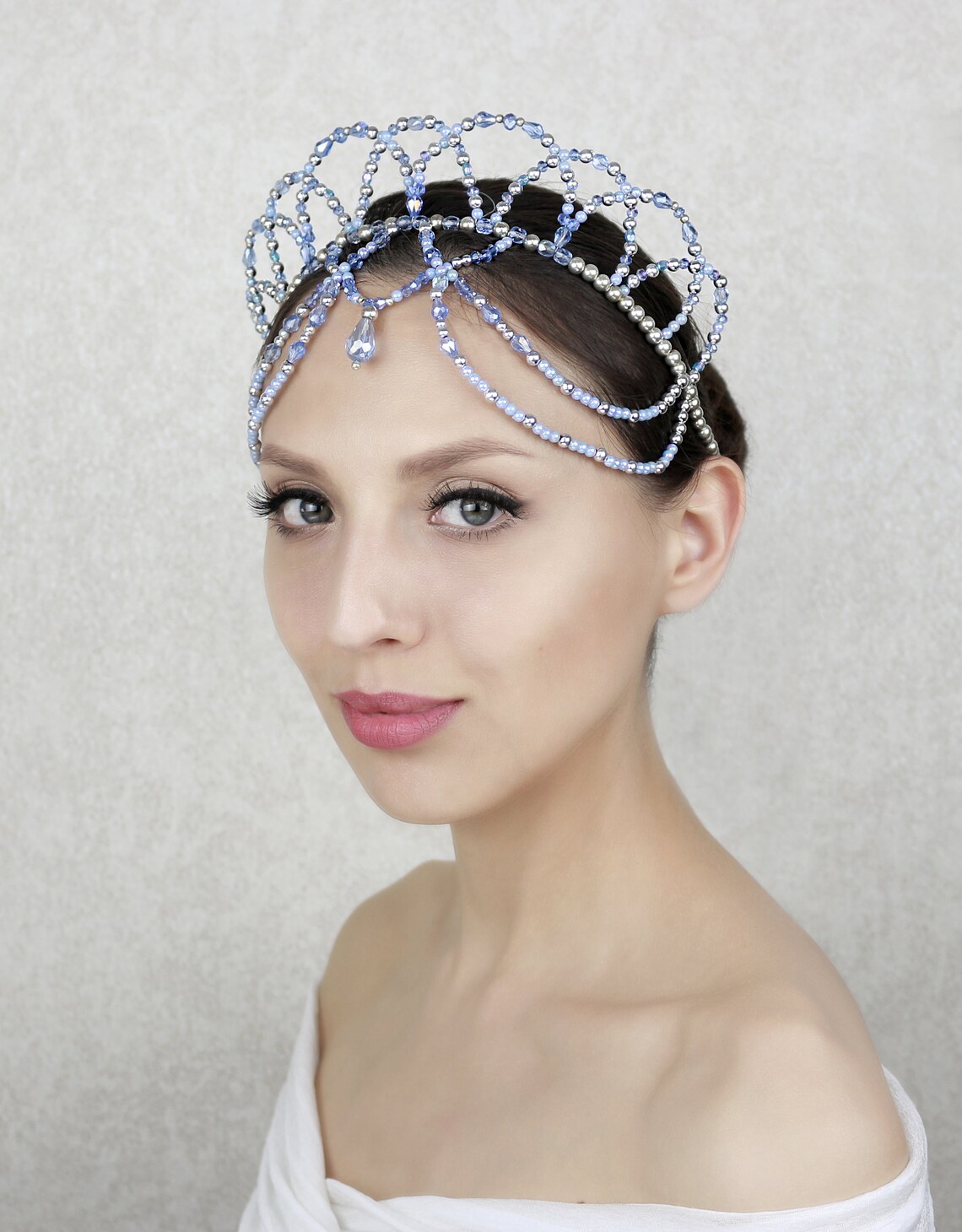 Ballerina Crown Tiara Ballet Diadema for Performance Light - Etsy