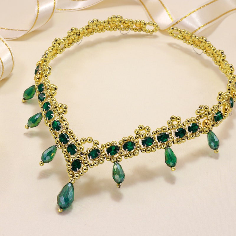 Green Headpiece - Etsy