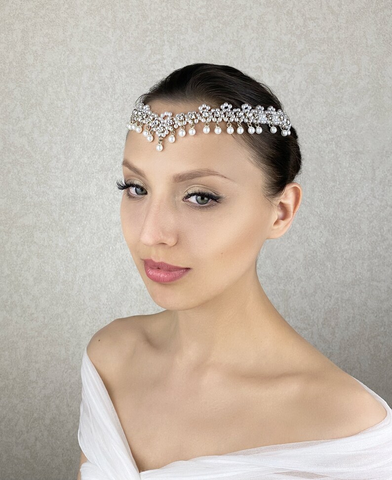 Ballet Pearl Headpiece Dancer Performance Head Jewelry - Etsy