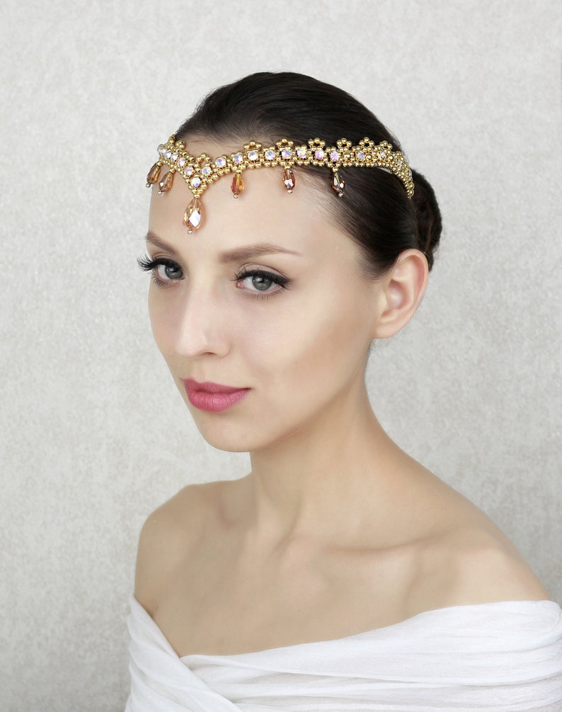 Headpiece for Ballerina, Hair Accessory for Performance, Tiara Ballet ...