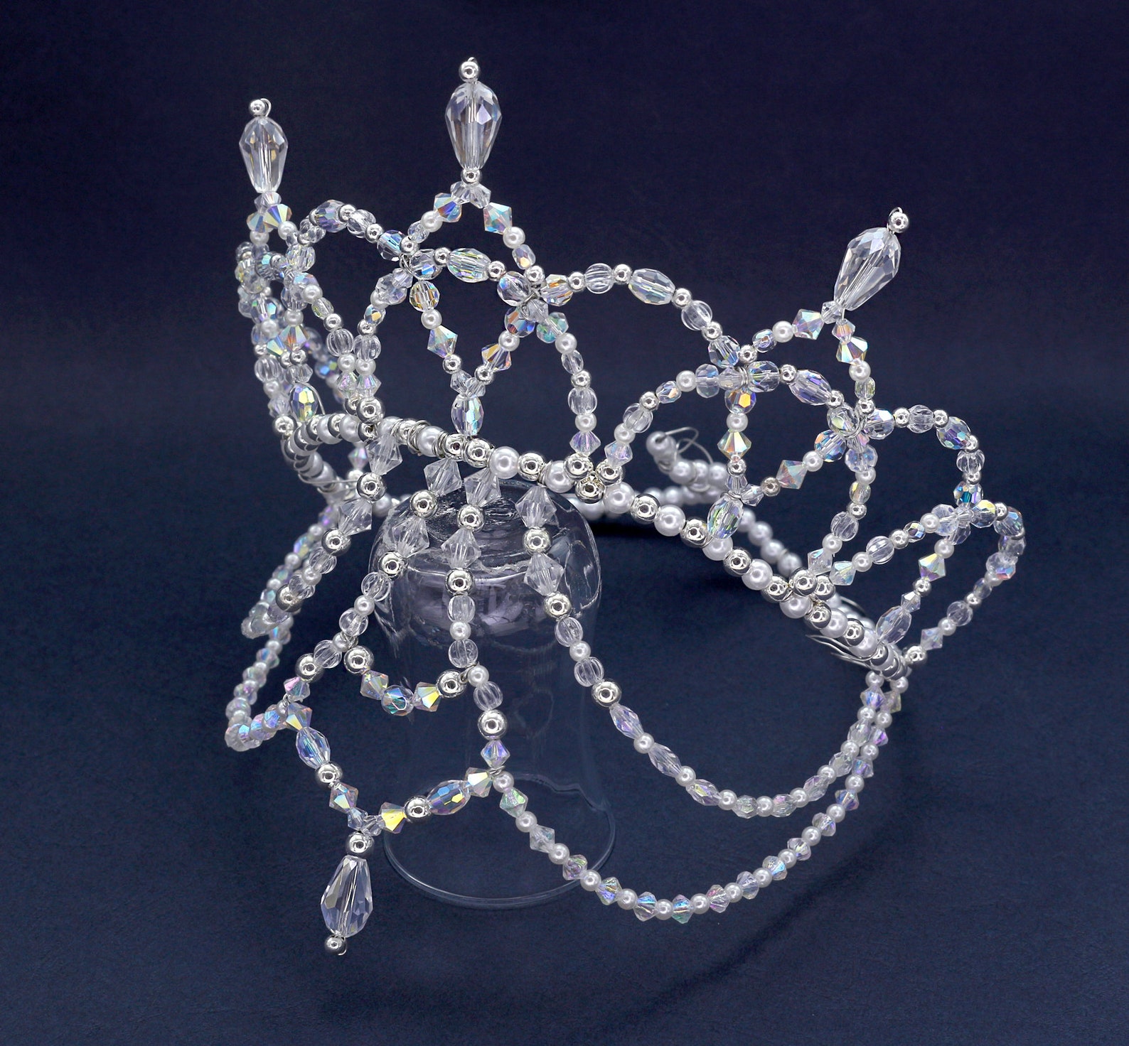 Ballerina Crown Tiara Ballet Diadema for Performance Blue - Etsy