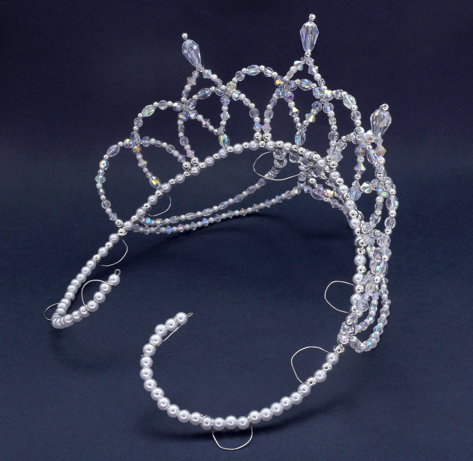 Ballerina Crown Tiara Ballet Diadema for Performance Blue - Etsy