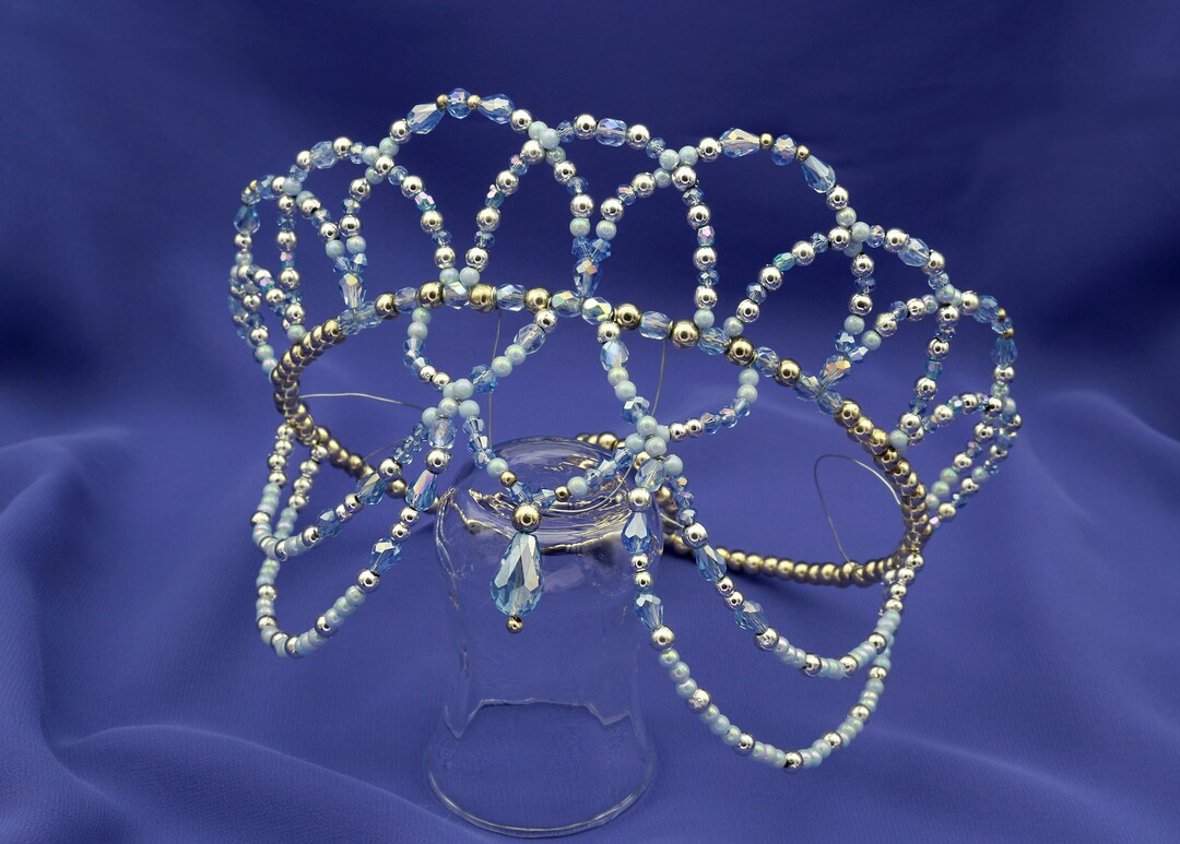 Ballerina Crown, Tiara Ballet, Diadema for Performance, Light Blue ...