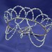 White Crystal Crown for Ballet Variation Headpiece Jewelry Dancer Tiara ...