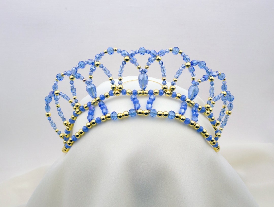 Ballerina Crown, Tiara Ballet, Performance Diadema, Light Blue Crystals ...