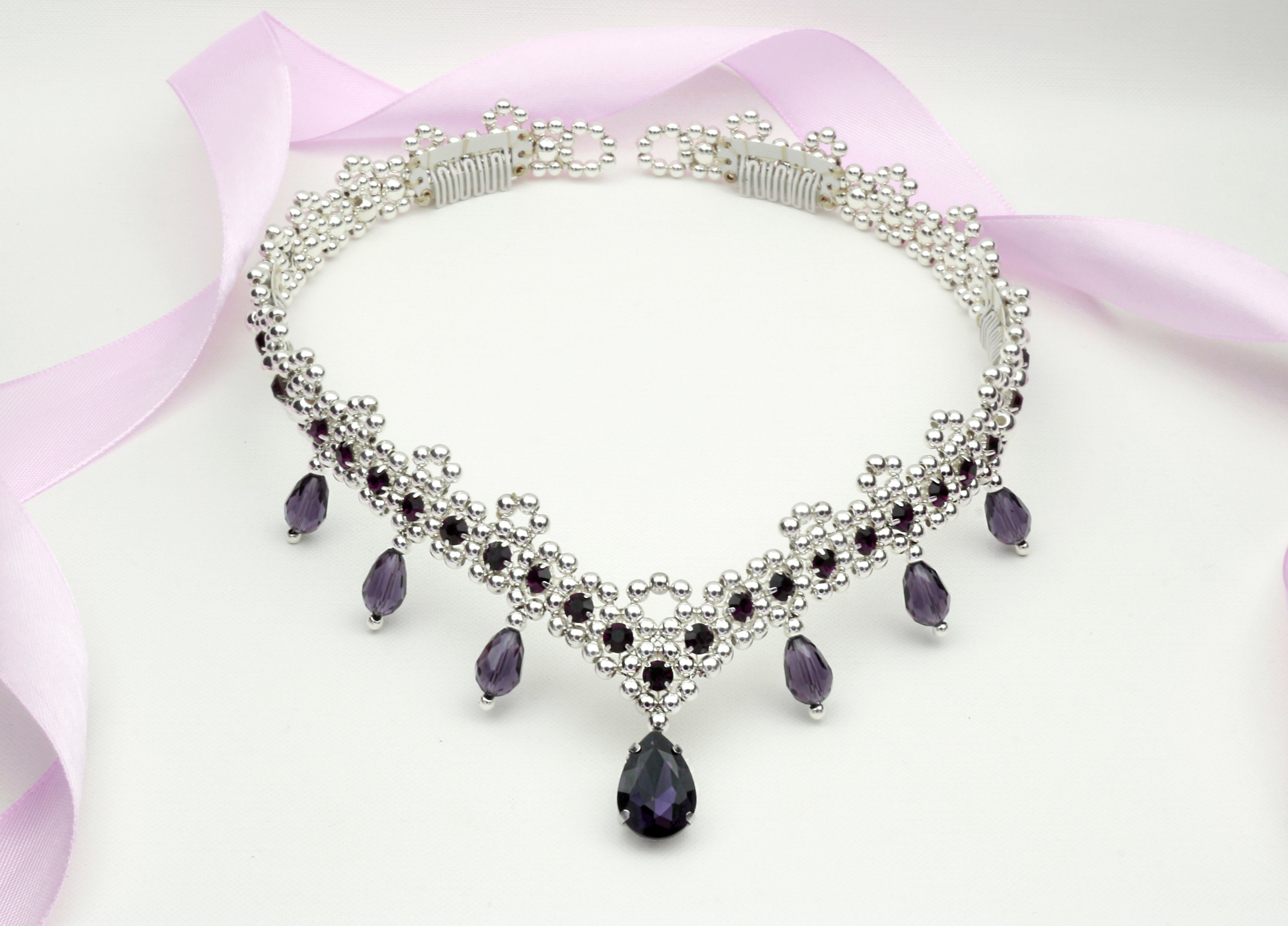 Tocado de zafiro ballet Bailarina rendimiento cabeza tiara - Etsy España