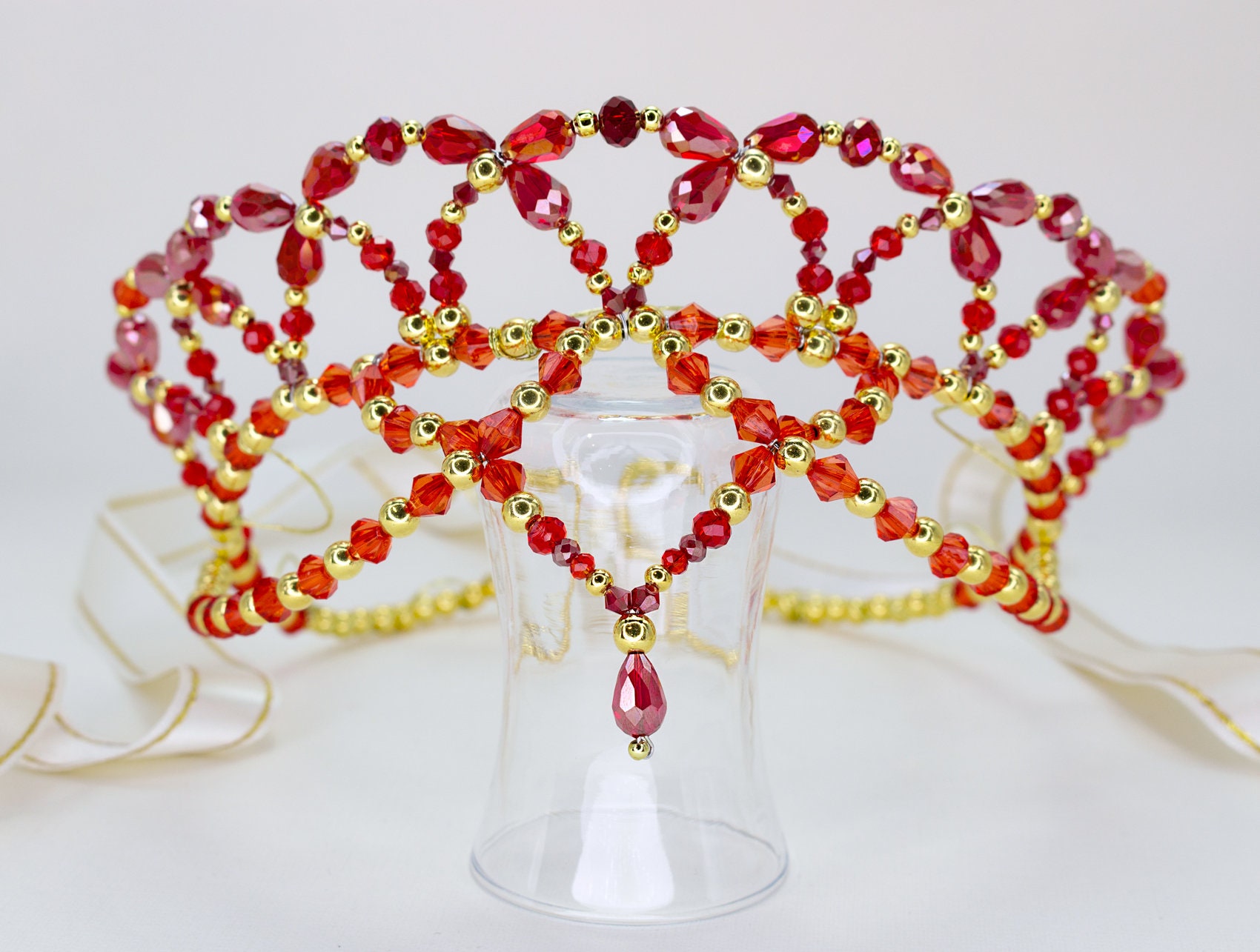 Ballerina Crown Tiara Ballet Diadema for Performance Royal - Etsy