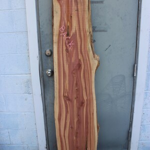 Large Red Cedar Slab Live Edge Rustic Thick Raw 72 Inches - Etsy