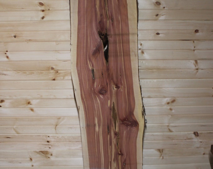 Large Red Cedar Live Edge Thick Slab Epoxy Work Slab Rustic Raw 72 ...