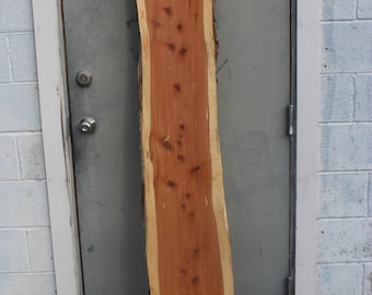 Large Red Cedar Slab Live Edge Rustic Thick Raw 72 Inches - Etsy