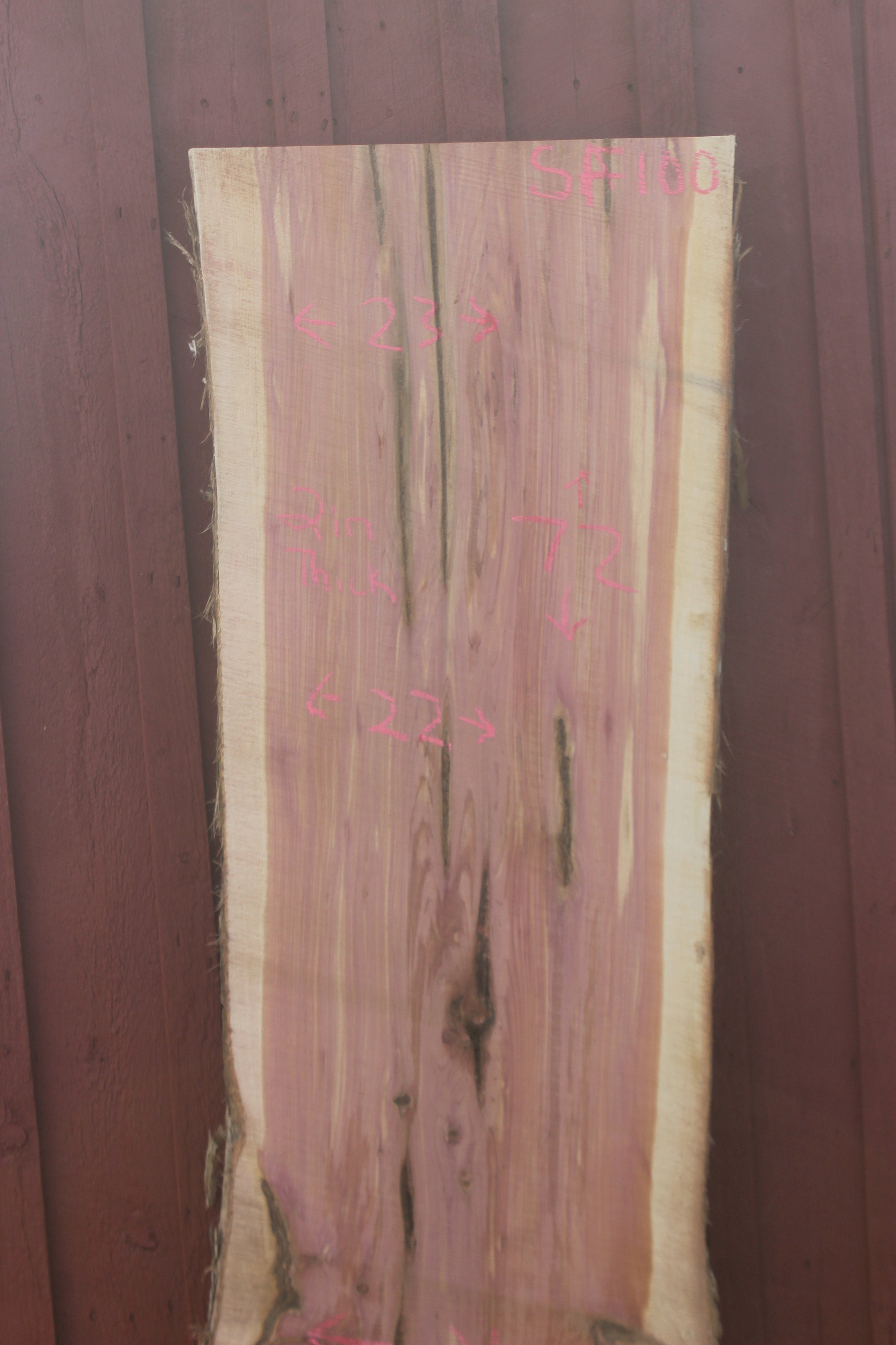 X large Rare Red Cedar Slab 72 inches | Etsy