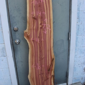 Large Red Cedar Slab Live Edge Rustic Thick Raw 72 Inches - Etsy