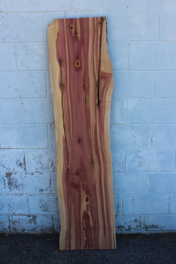 Large Red Cedar Slab Live Edge Rustic Raw 72 Inches - Etsy
