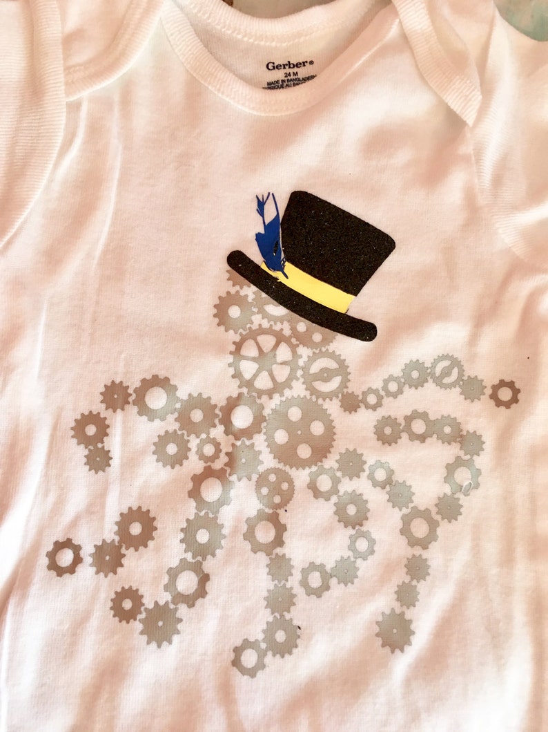 Kraken One Piece Baby Shirt Steampunk Baby Clothes Steampunk Baby Gift ...