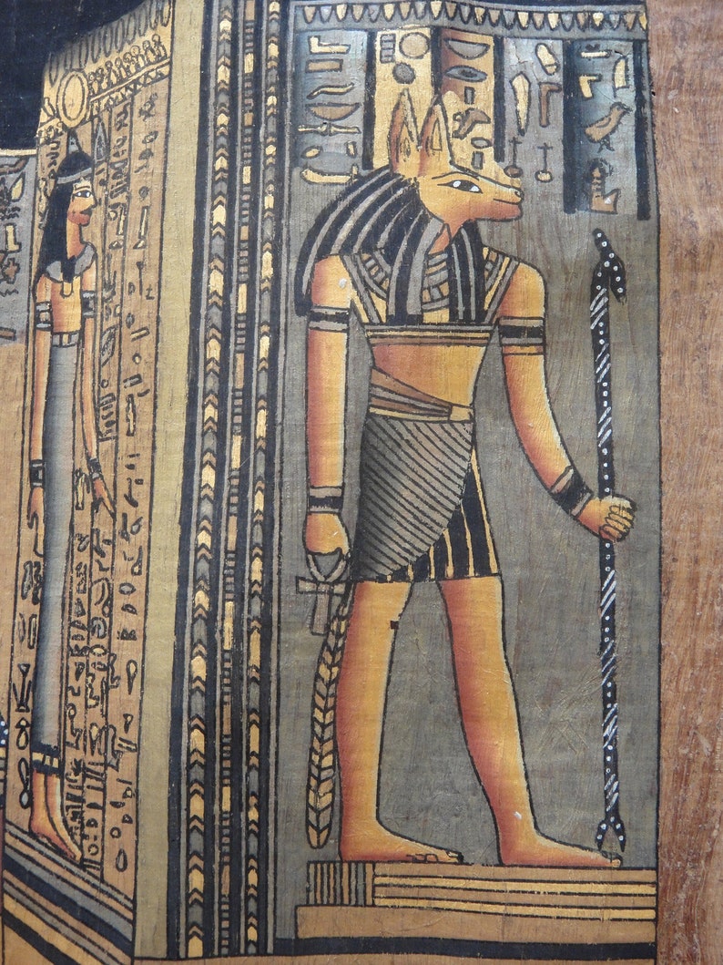 36 X 24 Papyrus Art - Egyptian Hand Painted Signed Genuine Papyrus ...