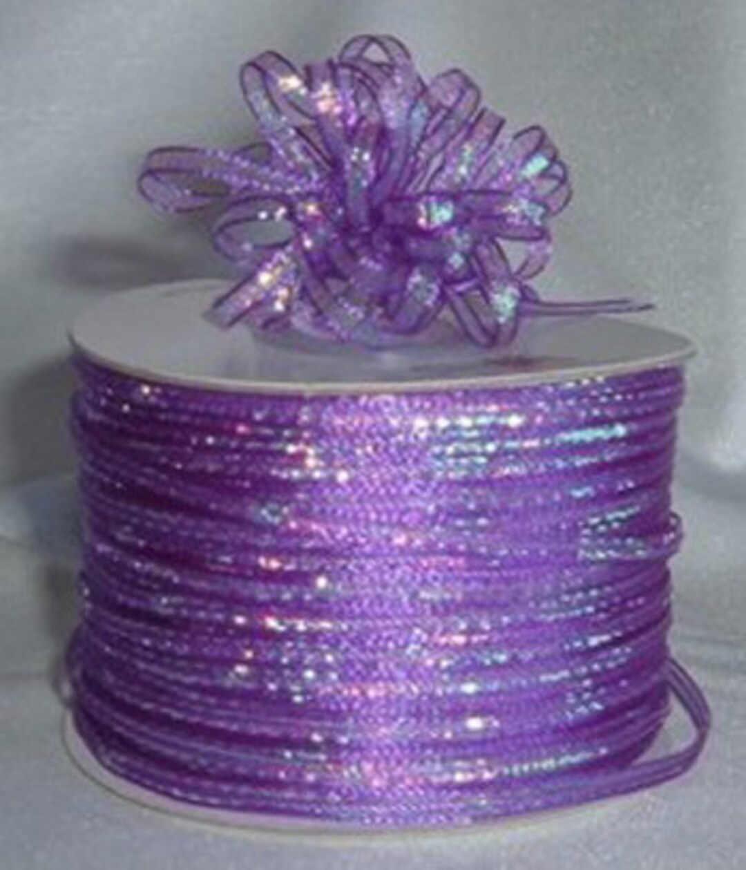 Organza Pull Ribbon Bows - 1/8" - 100 Yards - Purple - 20 Colors ...