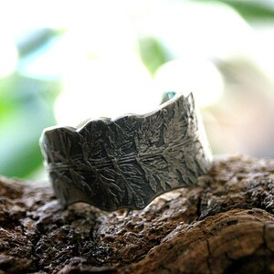 Unique Ring With Fossilized Yarrow - Healing Herb - Etsy