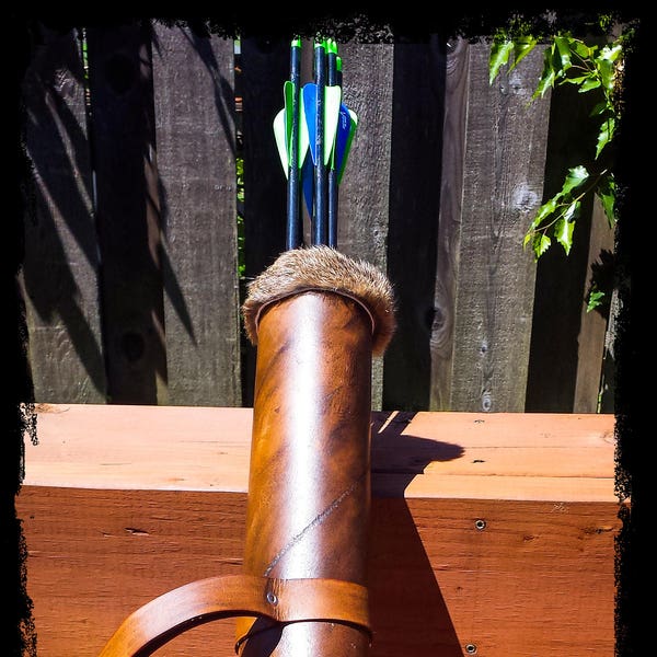 Leather Quiver - Etsy