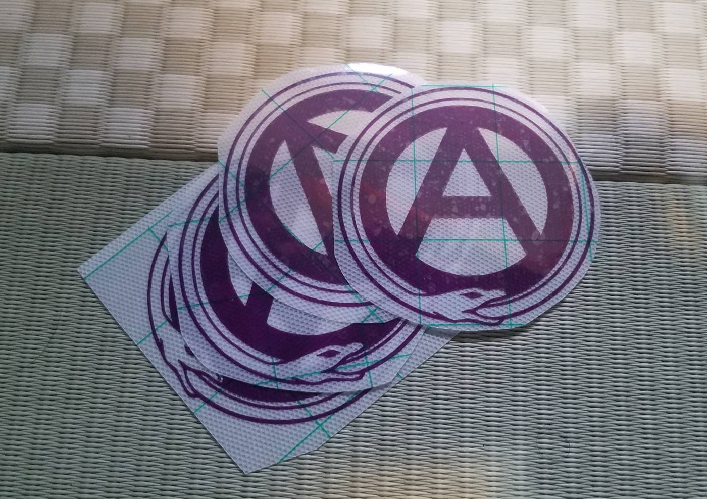 Ouroboros Anarchy Vinyl Sticker Decal | Etsy