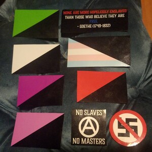 Trans Anarchist Flag Vinyl Sticker - Etsy