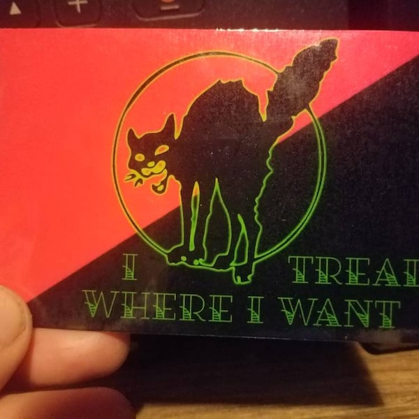 I Tread Where I Please - Etsy