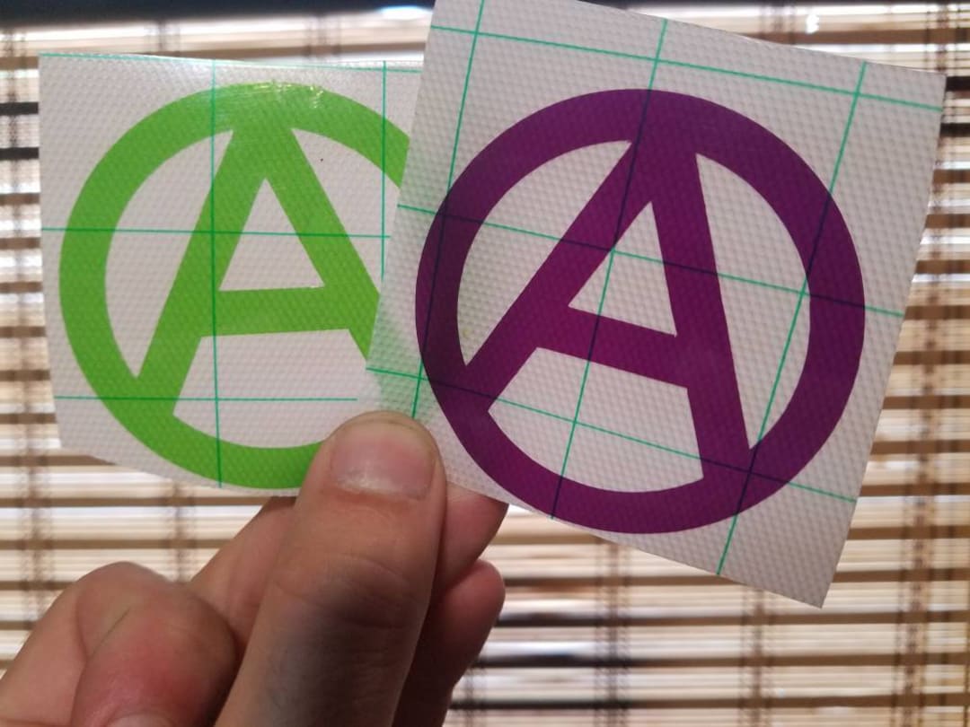 Translucent Anarchy Vinyl Decal Stickers - Etsy