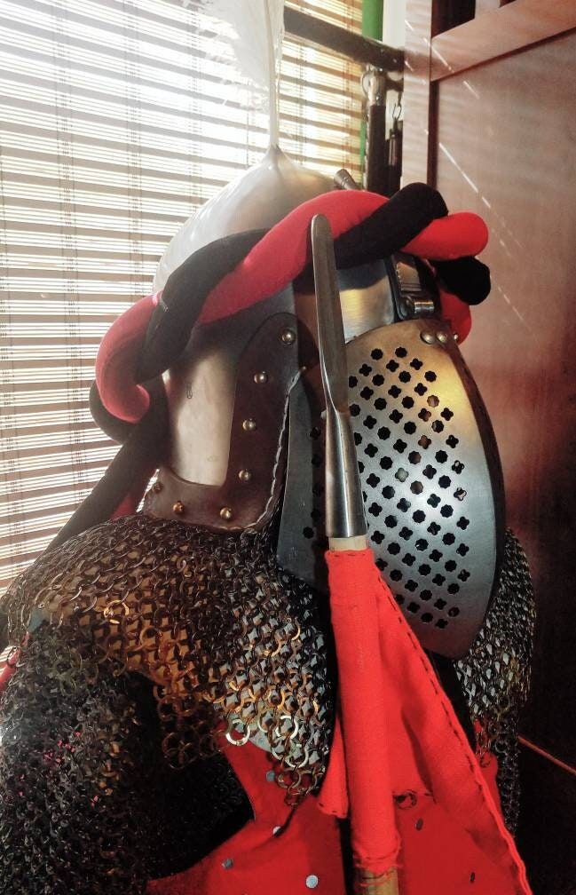 Medieval Helmet Torso Period Helm Protection | Etsy