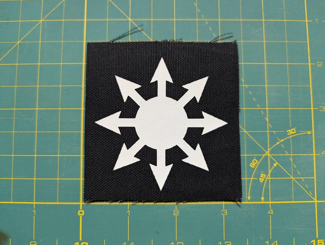 Chaos Star Patch on Canvas - Etsy