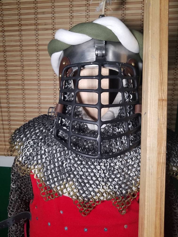 Medieval Helmet Torso Period Helm Protection | Etsy