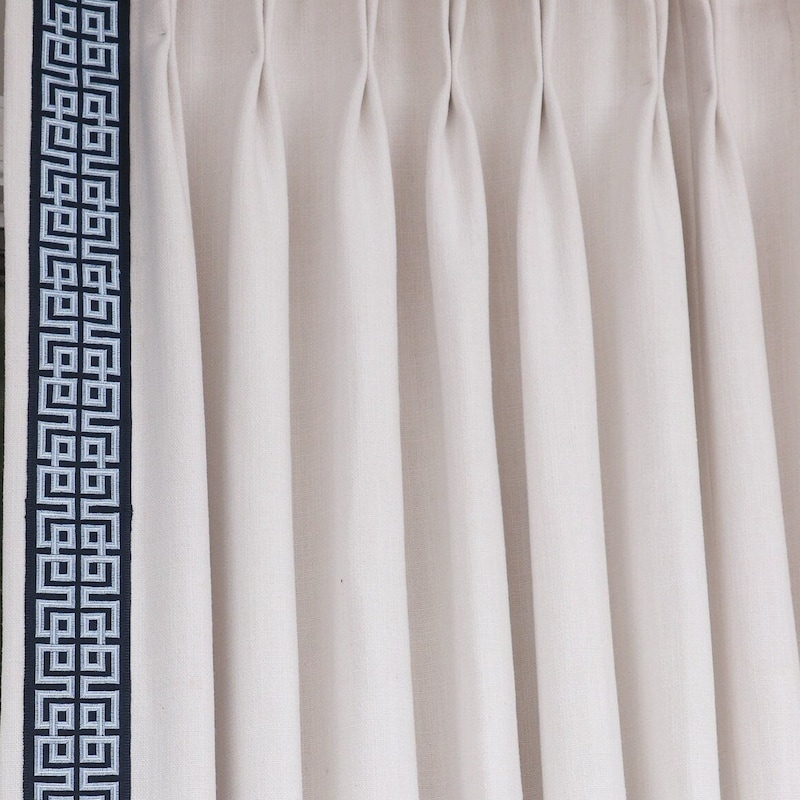Greek Key Curtains - Etsy