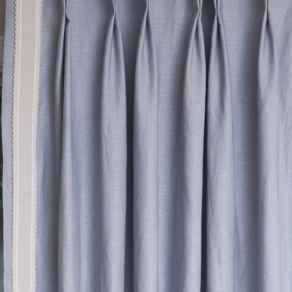 Drapery Panels With Trim - Etsy