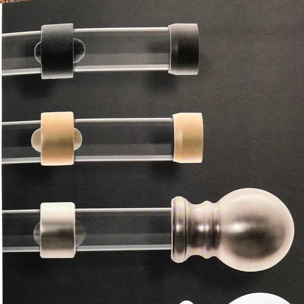 Acrylic Curtain Rod - Etsy