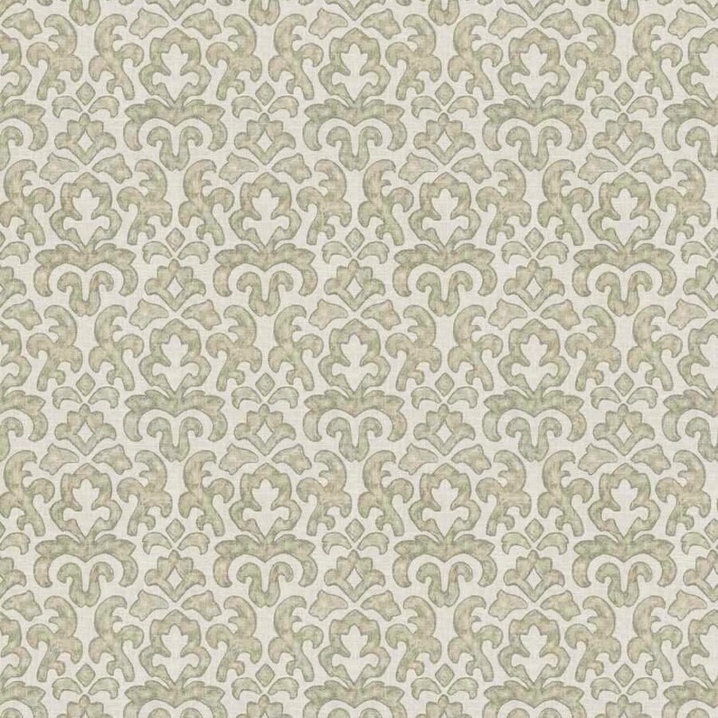 Modern Damask Pattern. Custom Drapery Elegant Fabric by Trend - Etsy