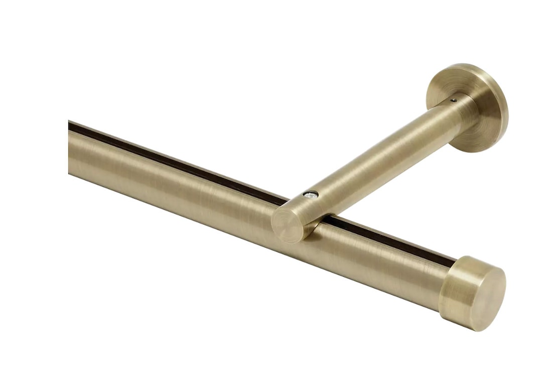 Custom 1.3/8" D. Traverse Drapery Rod: Pinch Pleat or Ripple-fold ...